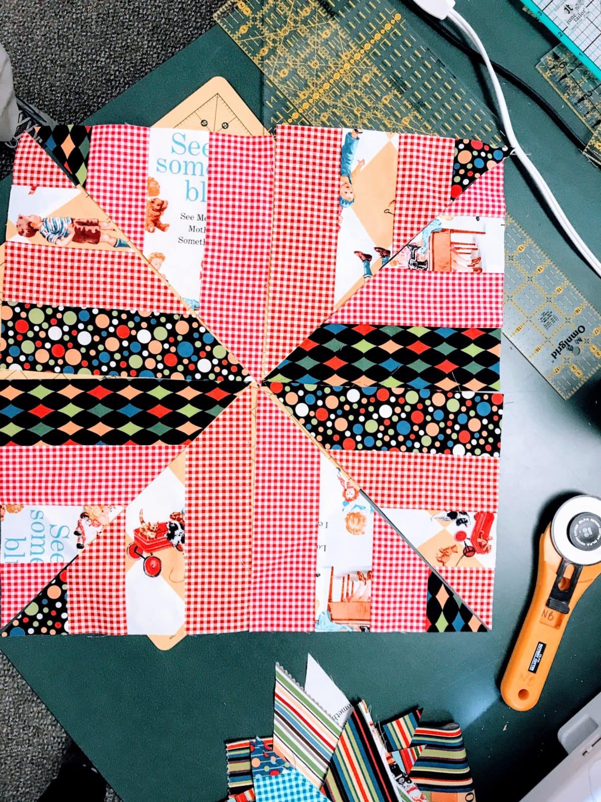 New Quilt? Think outside the block for creative ideas.